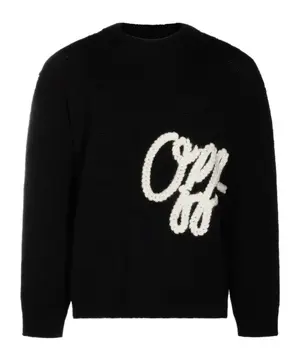 Off-White Crew-neck Sweater - Black