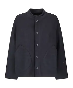 Labo.art Button-front Casual Jacket - Black