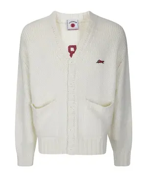ICECREAM Long-sleeve Knit Cardigan - Ecru