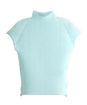 Issey Miyake Short-sleeved Cover-up - Blue