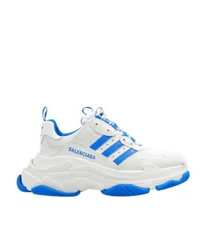 Balenciaga X Adidas Triple S Lace-up Sneakers - White