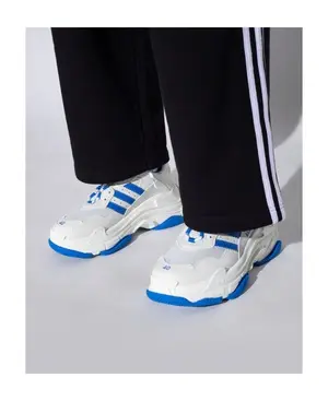 Balenciaga X Adidas Triple S Lace-up Sneakers - White