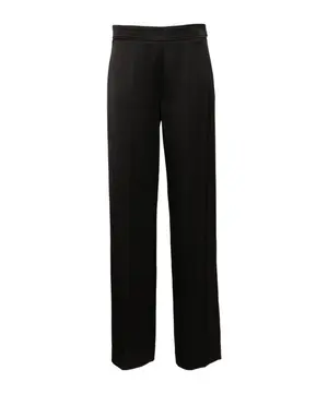 JIL SANDER Twill Wide Leg Trousers