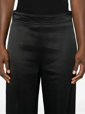 JIL SANDER Twill Wide Leg Trousers