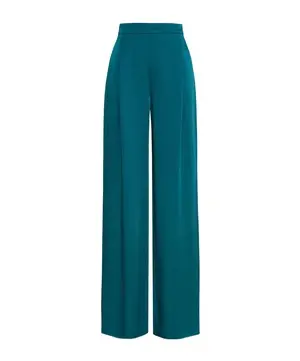 Max Mara Pleated Casual Pants - Green
