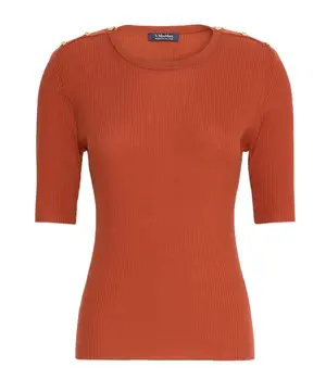 Max Mara Riviera Ribbed Knitted Top