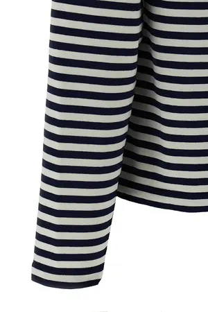 Maison Kitsuné Bold Fox Head Striped Sweater