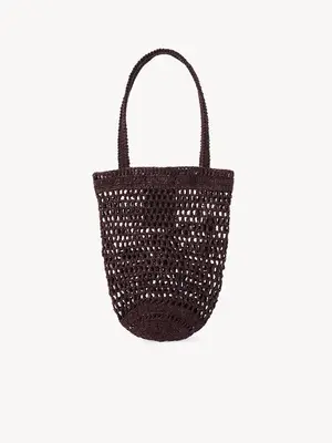 Chloé Small Summer Banana Raffia Tote Bag