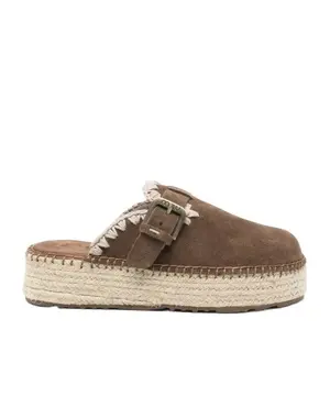 Mou Round-toe Mules - Nude