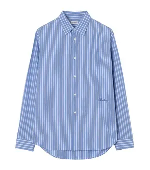 Burberry Cotton Striped Shirt - Blue