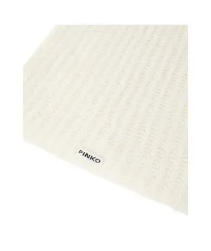 Pinko Ribbed-knit Scarf