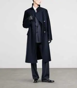 TOM FORD Wool Military Overcoat