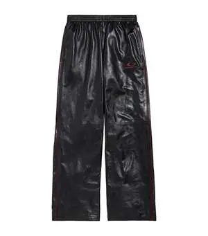 Balenciaga Lambskin Piped Trousers