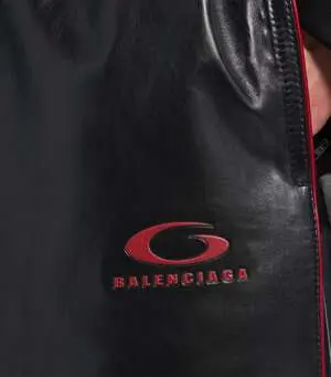 Balenciaga Lambskin Piped Trousers