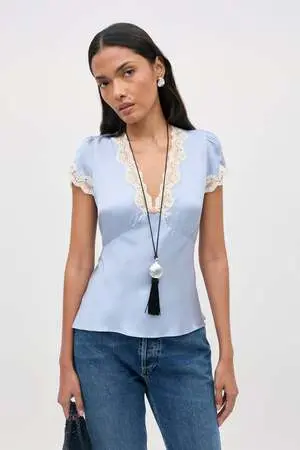Rixo Karia Vintage Regular - Blue