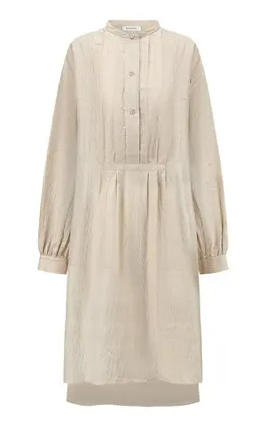 INTO THE EAST Dupioni Silk Top - White
