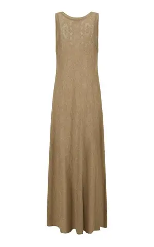 INTO THE EAST Embroidered Knit Vest Dress