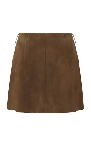 INTO THE EAST Leather Mini Skirt