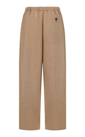 INTO THE EAST Woven Linen Tapered Pants