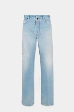 Dsquared2 Super Bleached Stretch San Diego Jeans - Blue