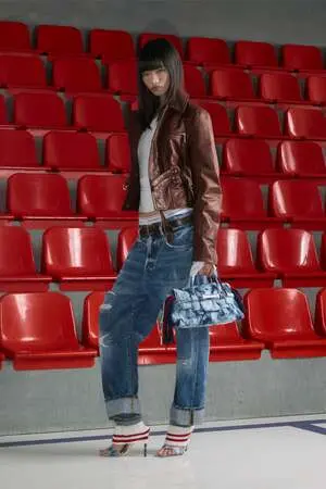 Dsquared2 Dark Wash Distressed Patchwork Jeans