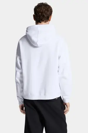 Dsquared2 Relax Fit Heritage Hoodie - White