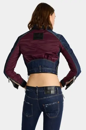 Dsquared2 Dark Aviator Bomber Jacket
