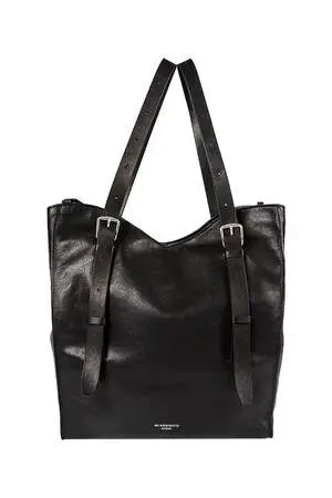 ANN DEMEULEMEESTER Akim Medium Shoulder Bag - Black