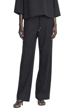 Max Mara Light Woollen Clotch Trousers - Black