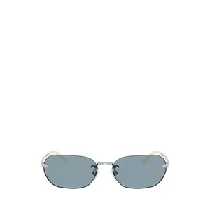 Ralph Lauren Western Rectangle Sunglasses - Silver