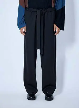 KIKO KOSTADINOV Laan Gathered Trousers - Black