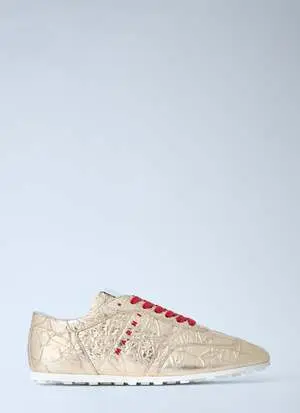 Marni Logo Sports Sneakers - Gold