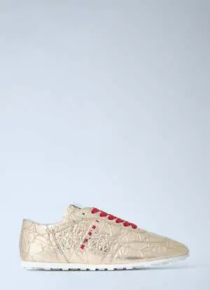 Marni Logo Sports Sneakers - Gold