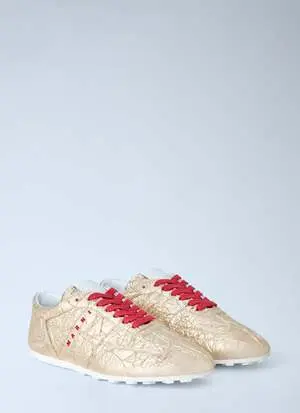 Marni Logo Sports Sneakers - Gold