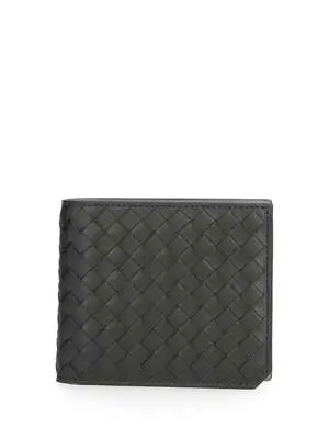 Bottega Veneta Small Woven Wallet - Black