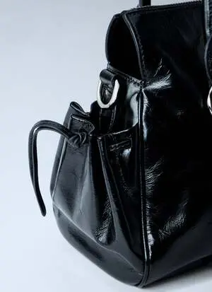 Miu Miu Patent Leather Handbag - Black