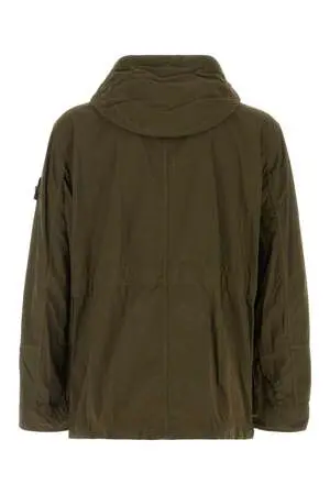 Stone Island Olive Nylon Parka