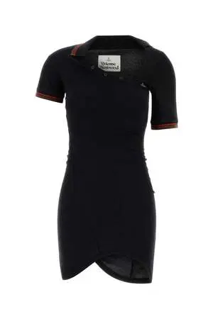 VIVIENNE WESTWOOD Piquet Polo Shirt - Black