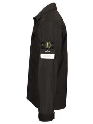 Stone Island Lightweight Recycled Nylon Rep Padded Coach Jacket - Black