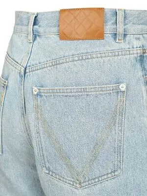Bottega Veneta Sky Bleached Wide Leg Jeans