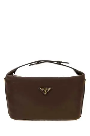 Prada Re-nylon Mini Cherie Handbag - Brown