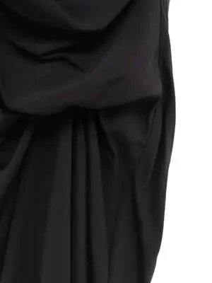 Rick Owens Long Draped V-neck Gown