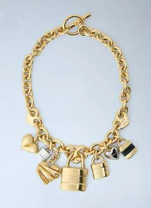 Chloé Paddington Charm Necklace - Gold