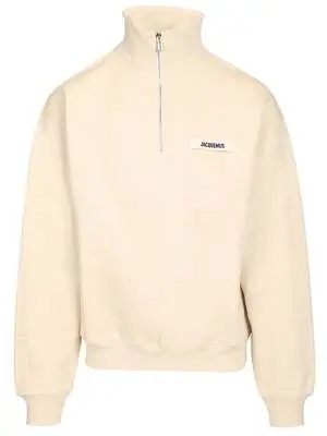 Jacquemus Gros Grain Sweatshirt - Cream