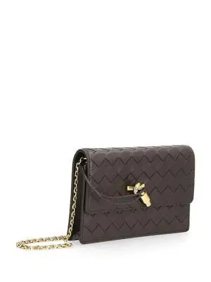 Bottega Veneta Andiamo Clutch - Brown