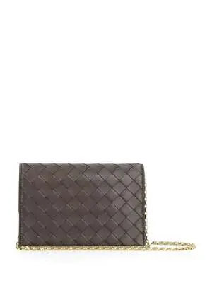 Bottega Veneta Andiamo Clutch With Knot Closure - Brown