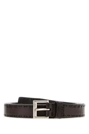 Prada Nappa Leather Belt - Brown