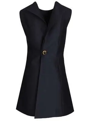 Balenciaga Wool-silk Trapezoid Dress