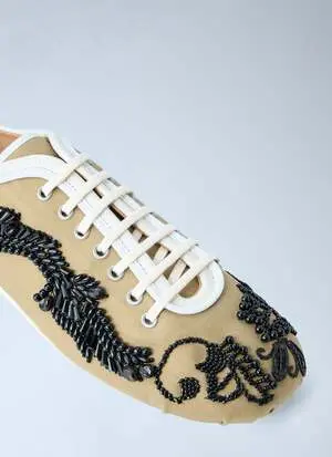Dries Van Noten Embroidered Lace-up Sneakers - Multicolor