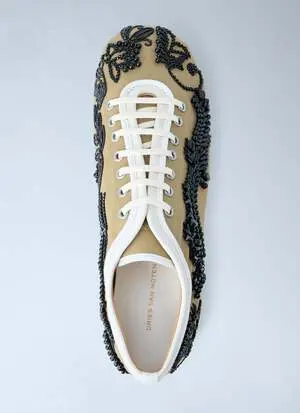 Dries Van Noten Embroidered Lace-up Sneakers - Multicolor